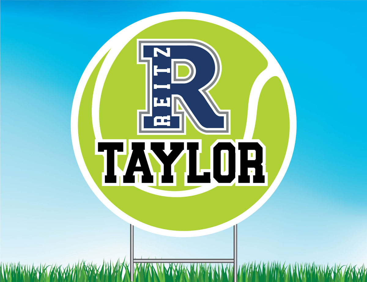 Reitz Tennis Yard Sign – Fire and Light Graphics
